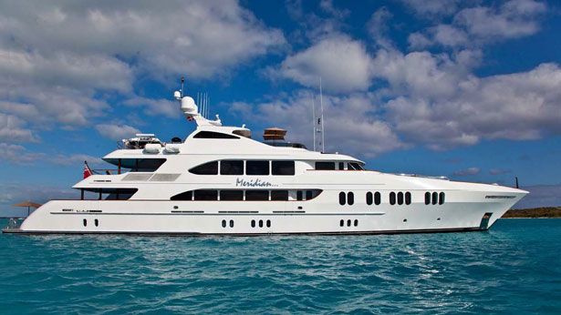 Trinity motor yacht Meridian for sale with Merle Wood